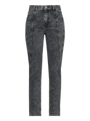 Isabel Marant Étoile Acid Wash Denim Jeans - Grey