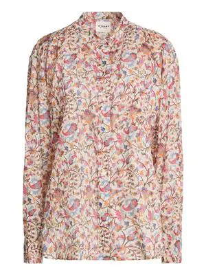 Isabel Marant Étoile Floral Shirts  Orange