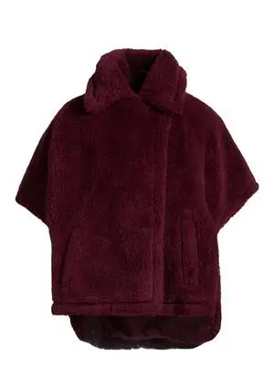 Max Mara Simple Teddy Fleece Coat - Brown