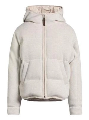 Brunello Cucinelli Minimalist Down Jacket - Grey