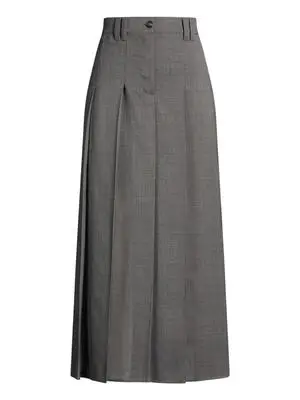 Brunello Cucinelli Solidcolor Ruched Skirt - Charcoal-grey