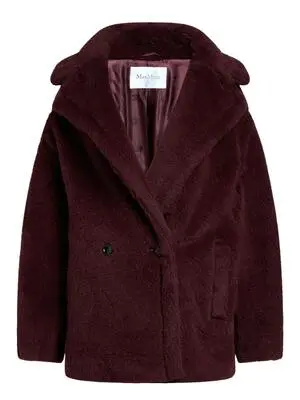 Max Mara Max Mara Solid-Colored Lambskin Coat No