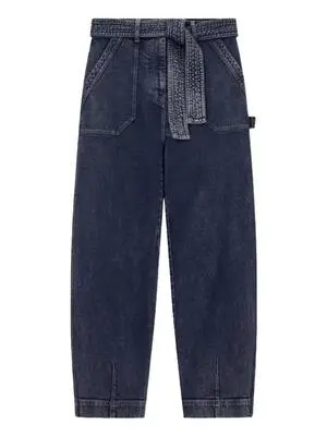 GIORGIO ARMANI Giorgio Armani Belted Wide-Leg Jeans