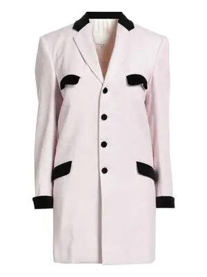MAISON MARGIELA Two-tone Woven Velvet Overcoat - No