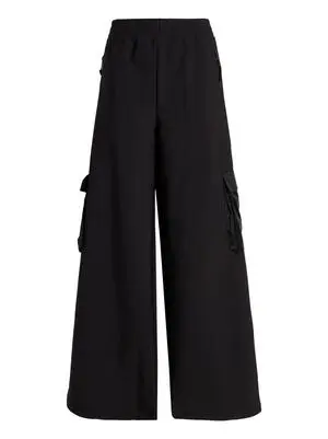 Max Mara Solid Color Casual Trousers - Black