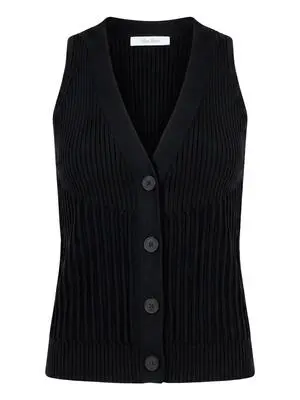 MAX MARA Sleeveless Knit Cardigan