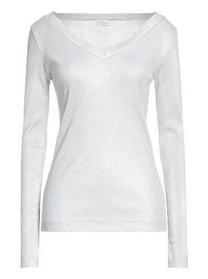 Brunello Cucinelli Solidcolor Tshirt - Silver