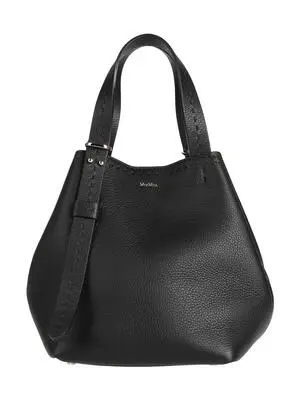 Max Mara Solid Color Handbags - Black