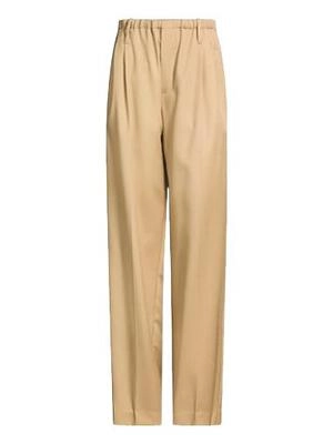 Brunello Cucinelli Minimalist Straight-leg Trousers - Camel