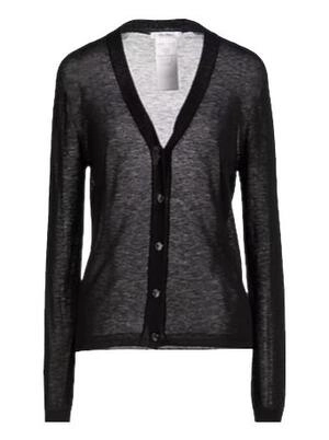 Max Mara Wool Lightweight Knit Long-sleeve Sweater - Black