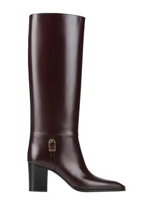 Saint Laurent Solidcolor Leather Boots - Black