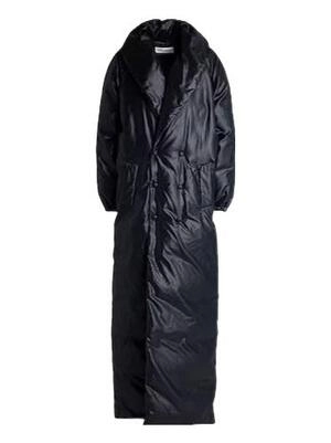 Saint Laurent Long Down Jacket - Black