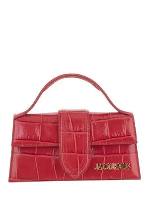 Jacquemus Textured Top Handle Shoulder Bag - Red