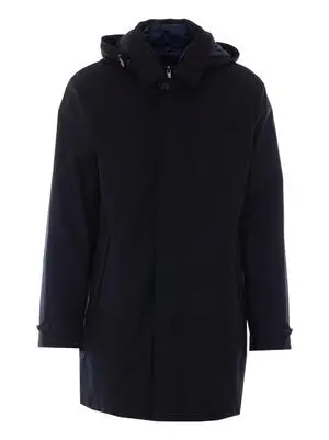 Add Hooded Zip-up Parka - No