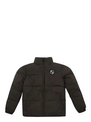 Stella McCartney Logo-patch Quilted Jacket - Grey