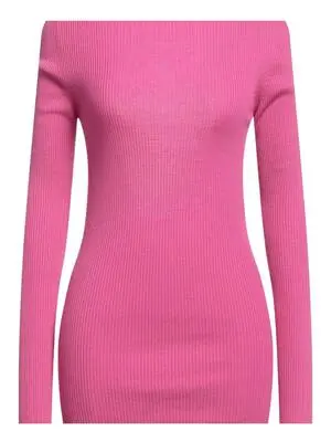 Rick Owens Minimalist Wool Knit Sweater - Pink