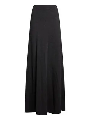 Balenciaga Midlength Woolblend Skirt - Black