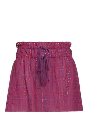 GANNI Ganni Cut-Out Short Dress