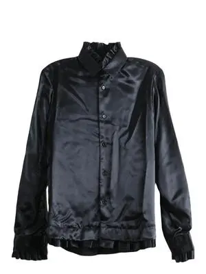Comme Des Garçons Long-sleeved Shirt - Black