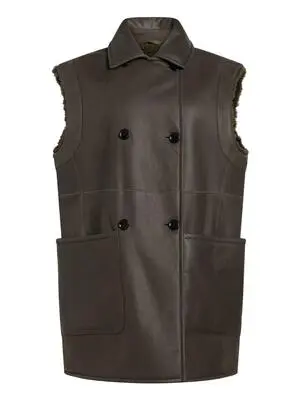 Max Mara Minimalist Sleeveless Vest - Green