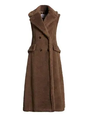 Max Mara Sleeveless Teddy Fleece Coat - No