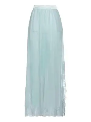 Dolce & Gabbana Dolce Gabbana Minimalist Solid-color Lace Midi Skirt - Blue