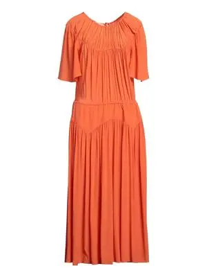 Marni Solid-colored Flare Skirt - Orange