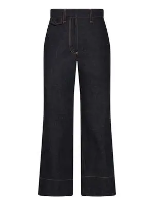 Brunello Cucinelli Relaxed-fit Wide-leg Jeans - Blue
