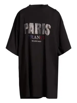 Balenciaga Solidcolor Shortsleeve Tshirt - Black