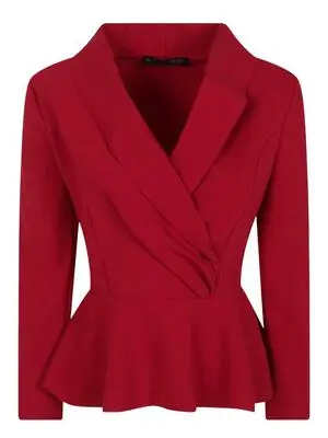 Chiara Boni La Petite Robe Wrap-around Cover-up - Fire