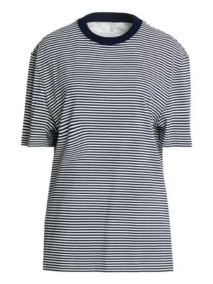 Brunello Cucinelli Stripedprint Shortsleeve Tshirt - Blue