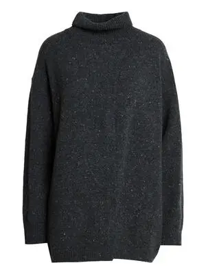 Max Mara Mélange Turtleneck Knit Sweater - No