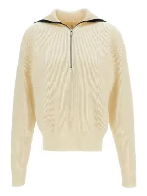 Barena Venezia Barena Half Zip Rib Knit Sweater No