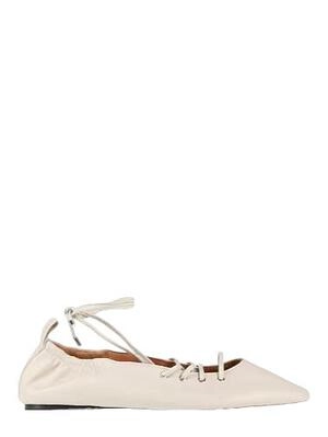Rag & Bone Minimalist Leather Ballet Flats - No