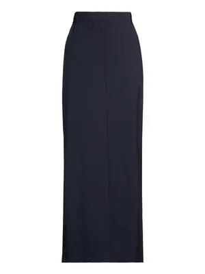 Max Mara Solid Color Wool A-line Skirt - No