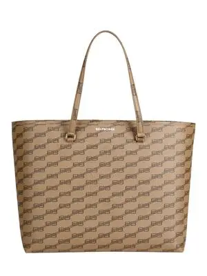 Balenciaga Logo-print Handbags - Brown