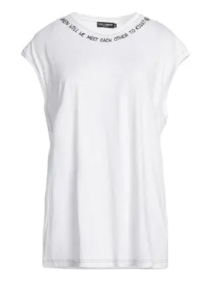 Dolce & Gabbana Solidcolor Crewneck Tshirt - White