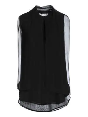 Max Mara Max Mara Georgette Bow Blouse Black