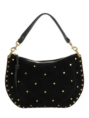 Isabel Marant Étoile Largesize Suede Shoulder Bag - Black