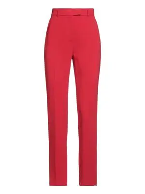 Max Mara Plain Colour Casual Trousers - Red