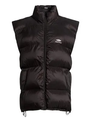 Balenciaga Zip Fastening Gilets - Black