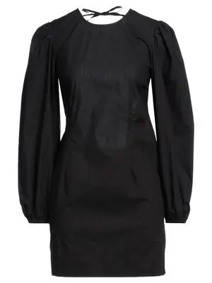GANNI Short Dress - Black