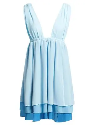 GANNI Short Dresses - Blue