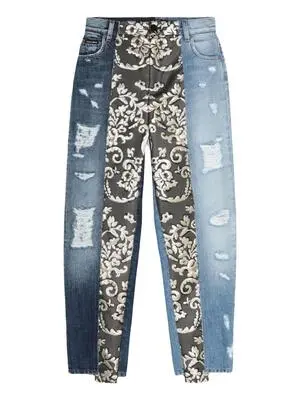 DOLCE & GABBANA Multicolor Momfit Jeans