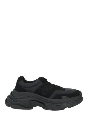 Balenciaga Minimalist Colorful Platform Sneakers - Black