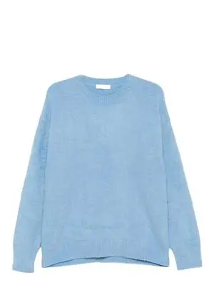 ROBERTO COLLINA Oversized Crew Neck Knit Sweater