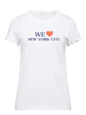 Rag & Bone Printed Shortsleeve Tshirt - White