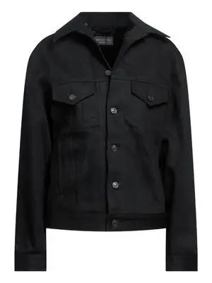 Balenciaga Denim Trucker Jacket - Black