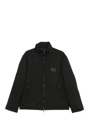 EMPORIO ARMANI Emporio Armani Logo Plaque High Neck Jacket