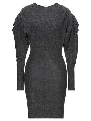 Isabel Marant Étoile Metallic Long-sleeve Knit Dress - Silver